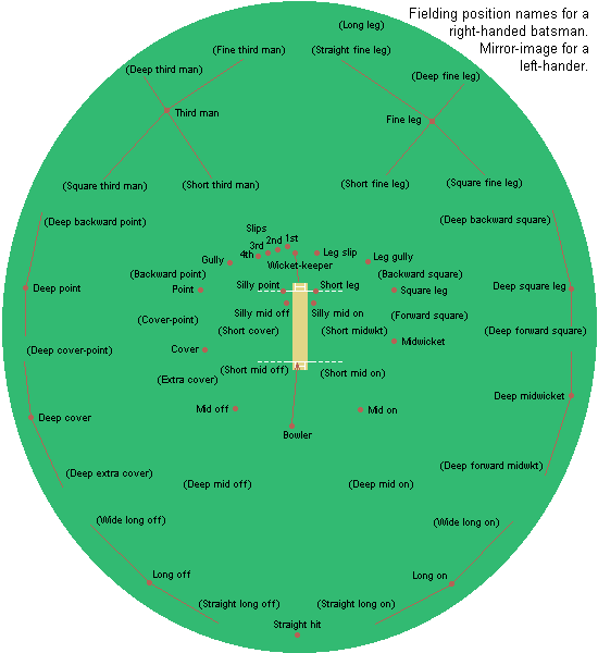 DM s Explanation Of Cricket Fielding Positions